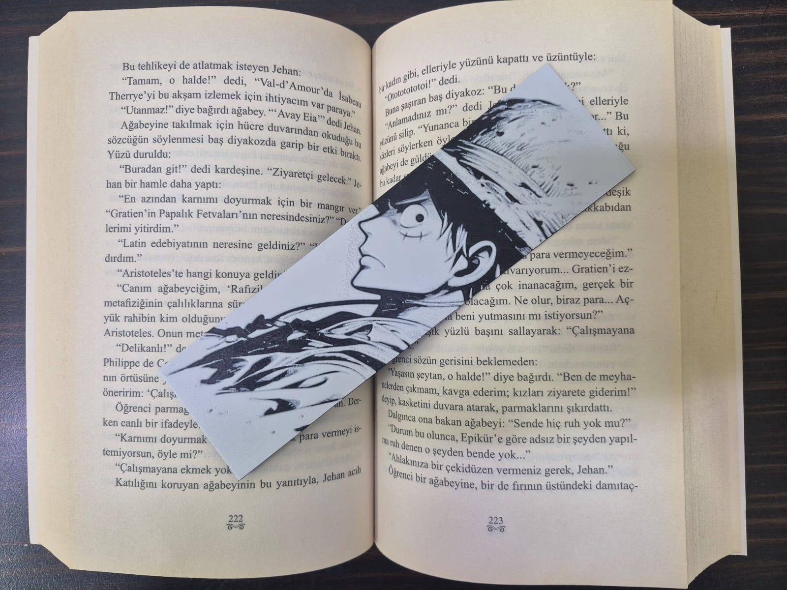 Monkey D. Luffy Book Mark STL - Etsy