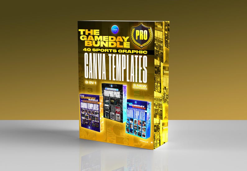 Sports Canva Templates Bundle: Gameday Graphics for Instagram (digital ...