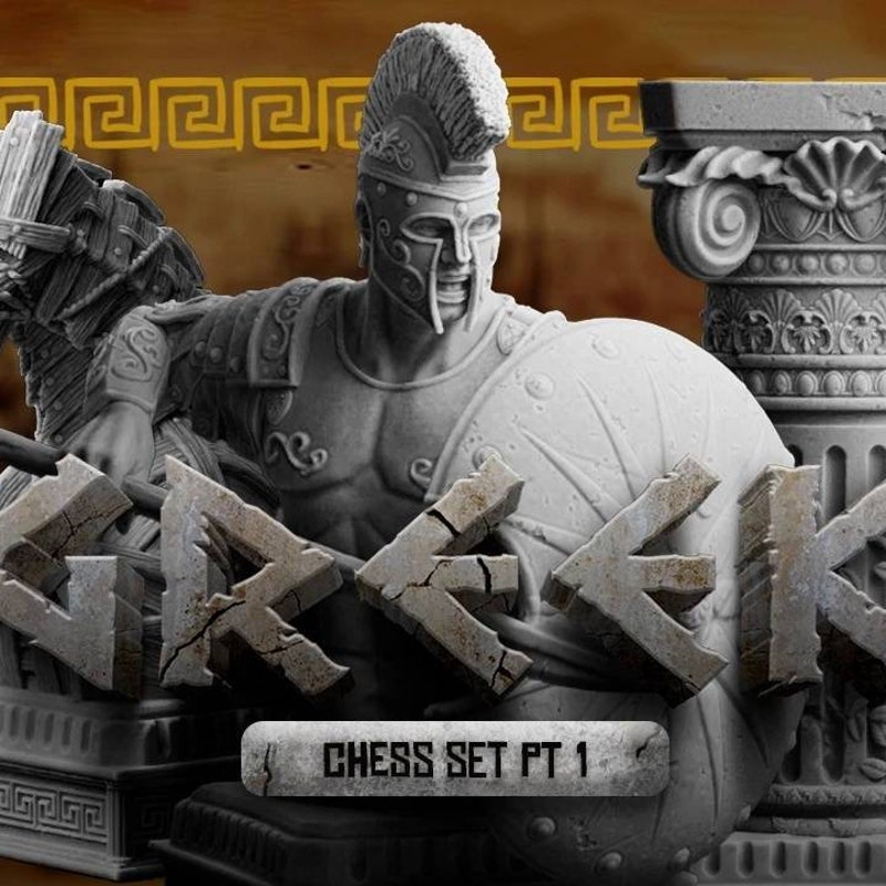 Greek Chess Set - Etsy