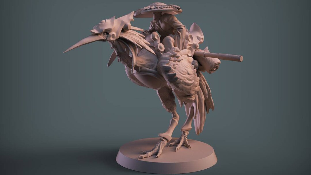 Monk Crane Rider - Etsy