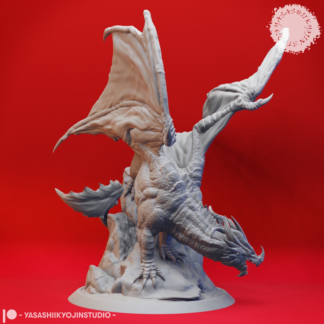 Ancient Red Dragon - Etsy
