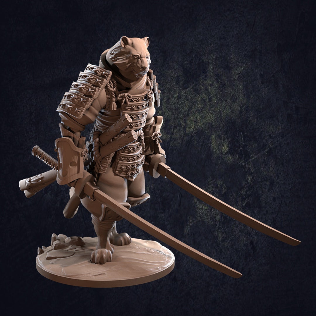 Tengashi Tabaxi Samurai - Etsy