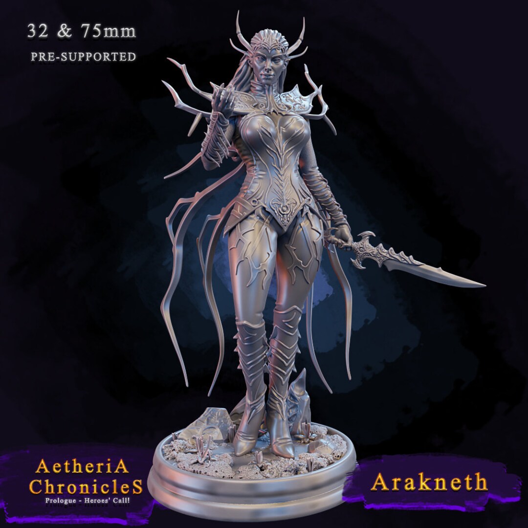 Mystic Makers Miniatures Aetheria Chronicles Characters - Etsy