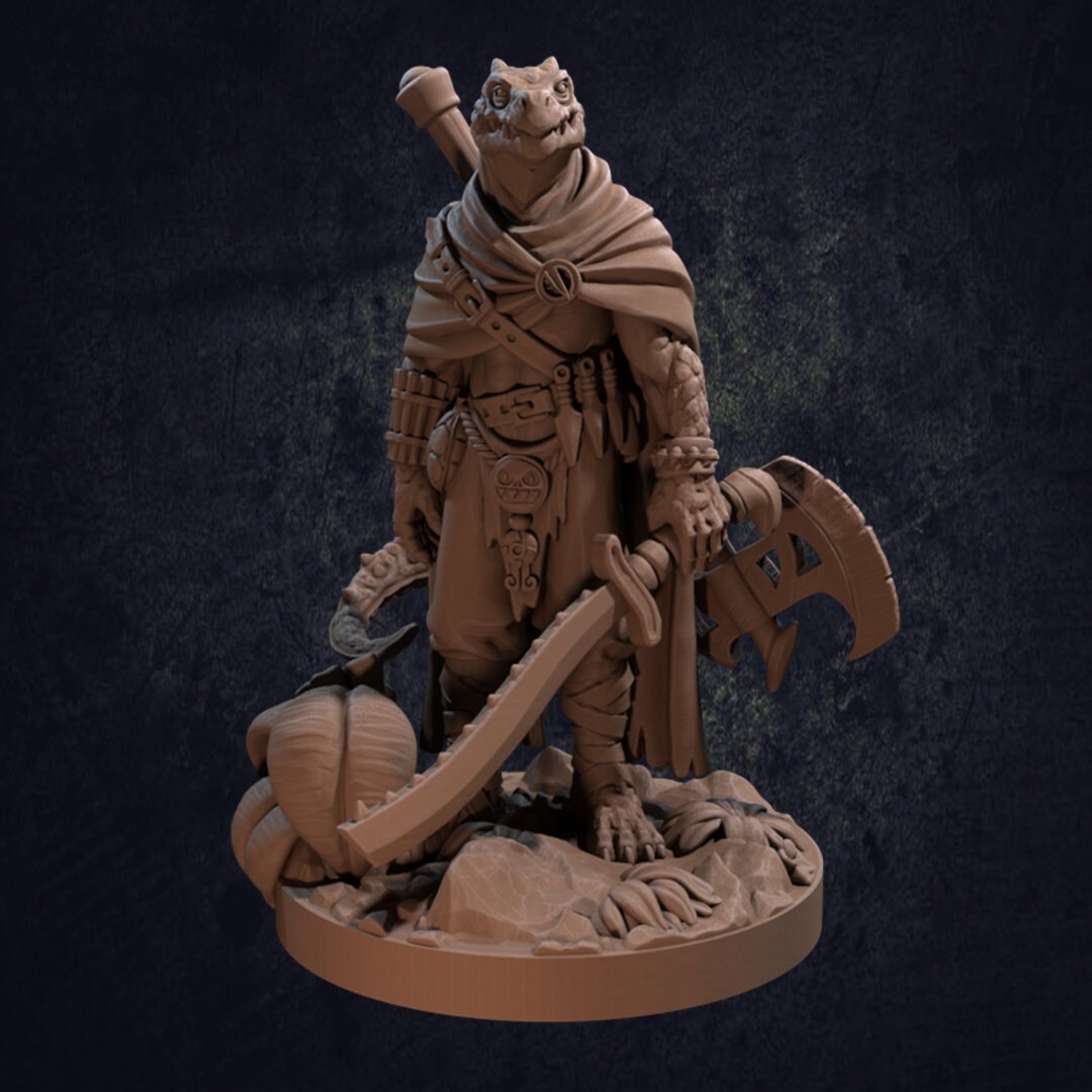 Koa Lizardfolk Barbarian - Etsy