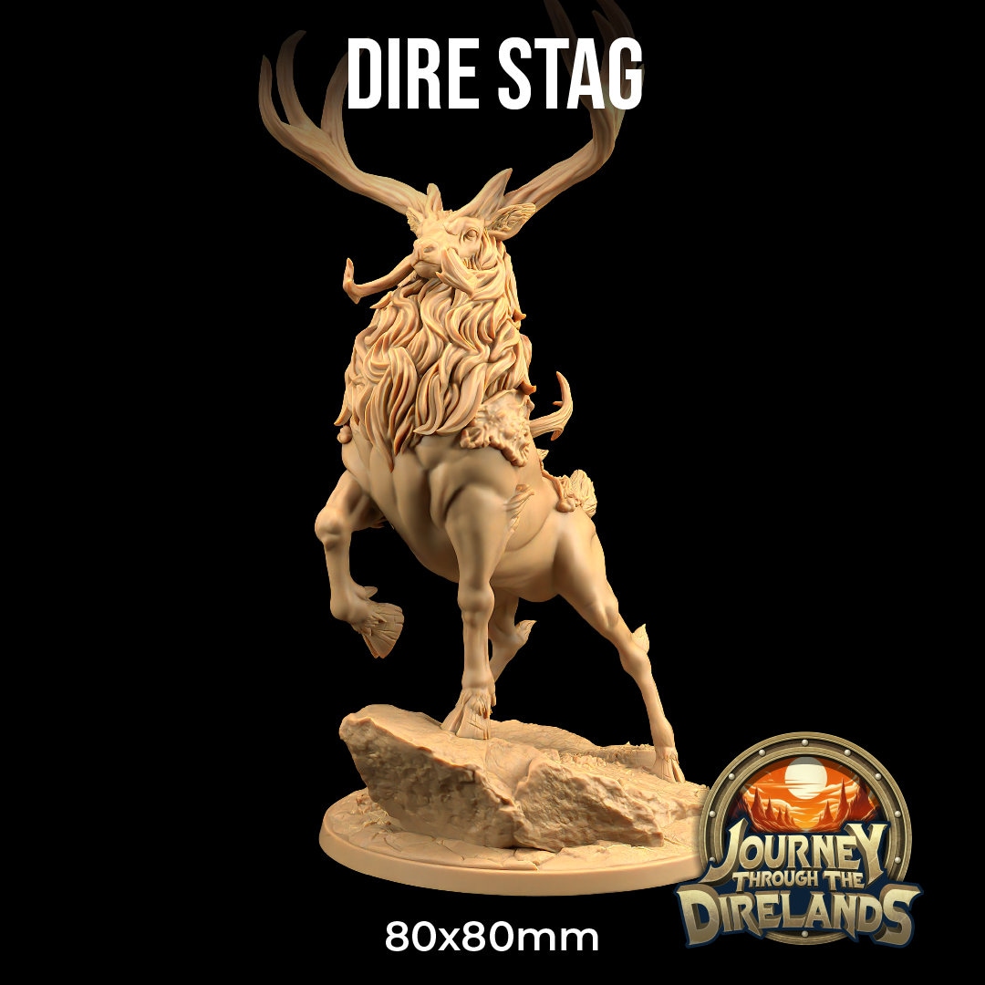 Dire Stag - Etsy