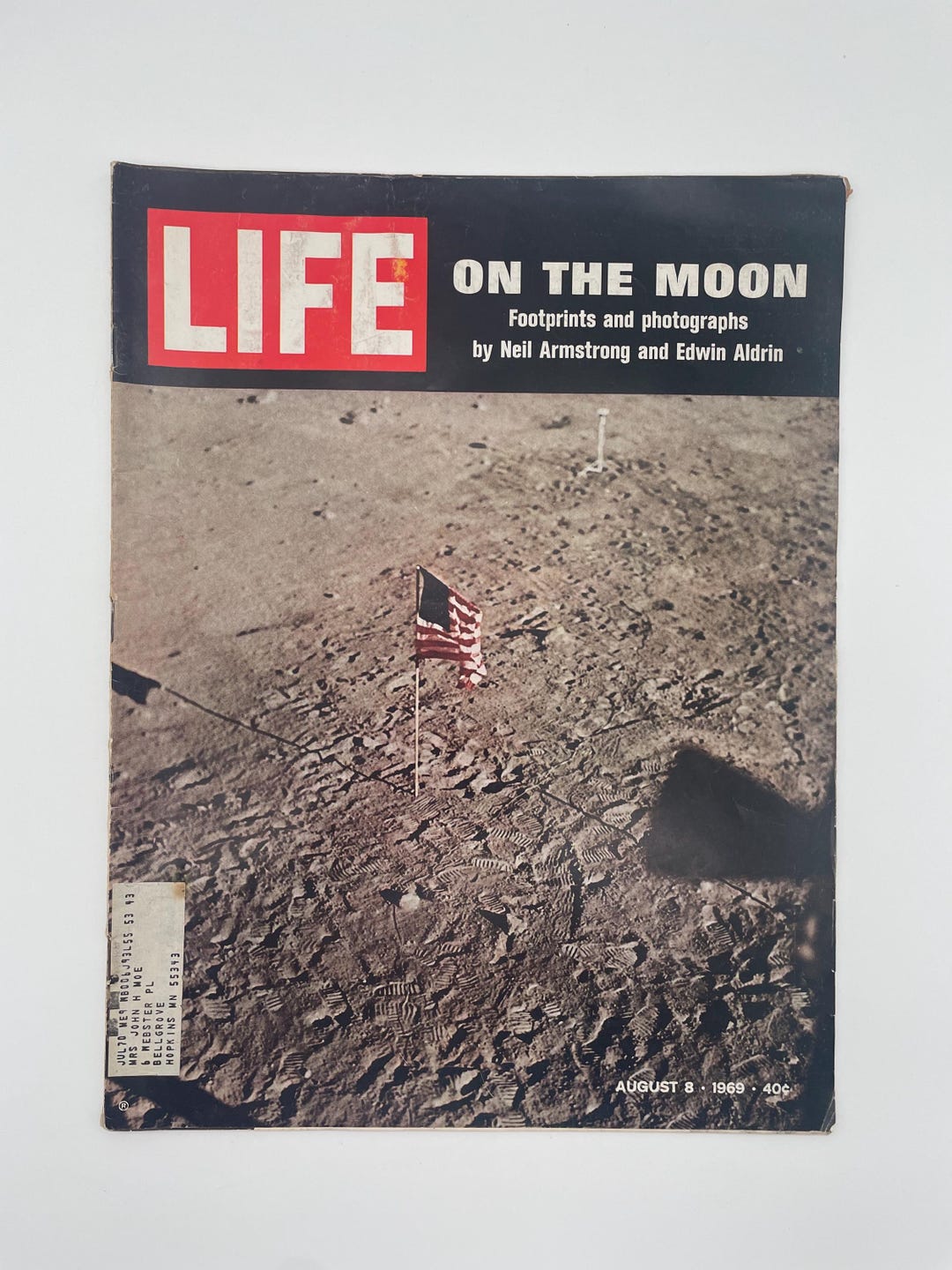 Time Life Magazine: on the Moon, August 8, 1969 - Etsy