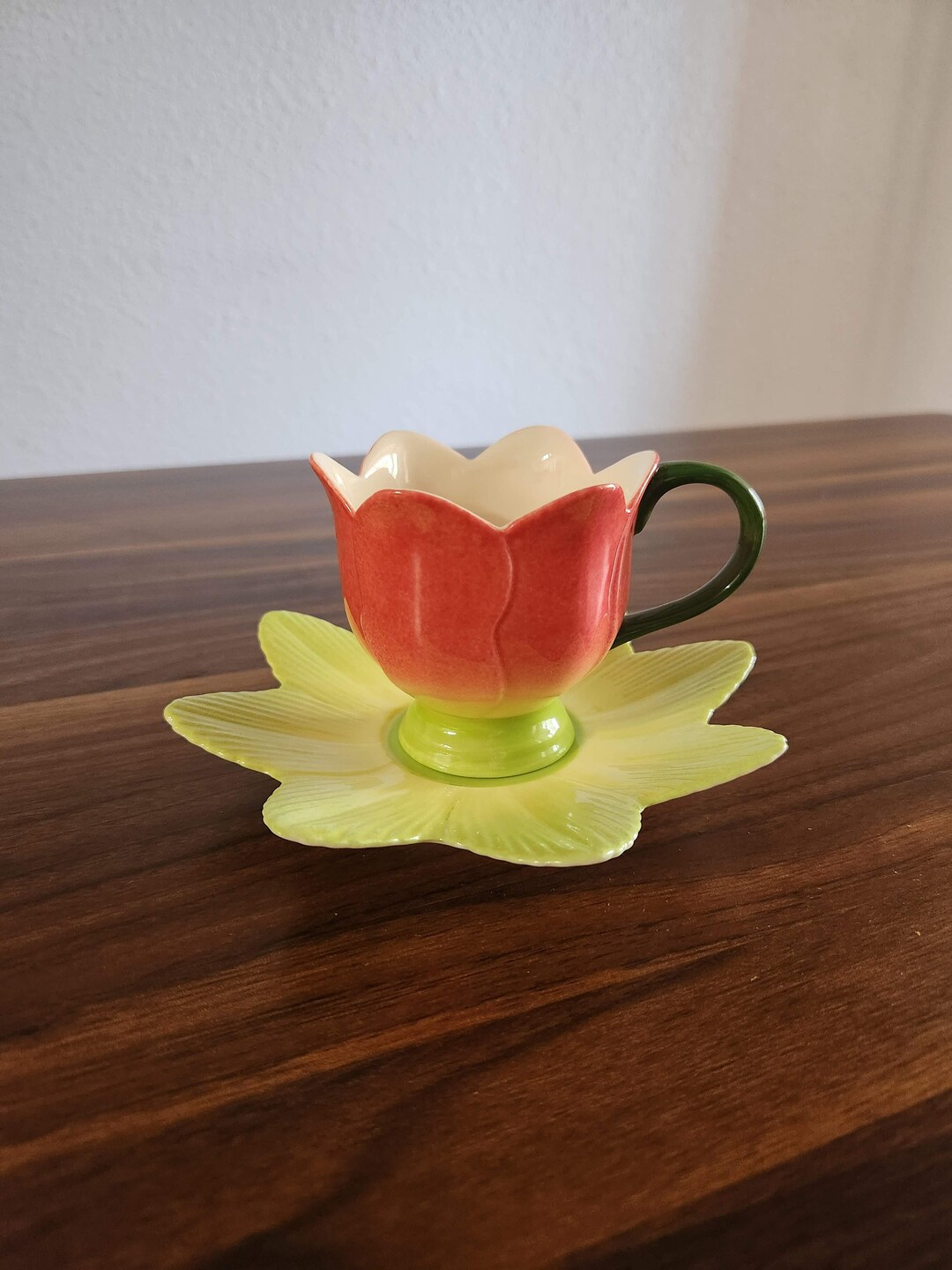 Vintage Flower Tea Cup and Saucer Cottage Core Cup - Etsy