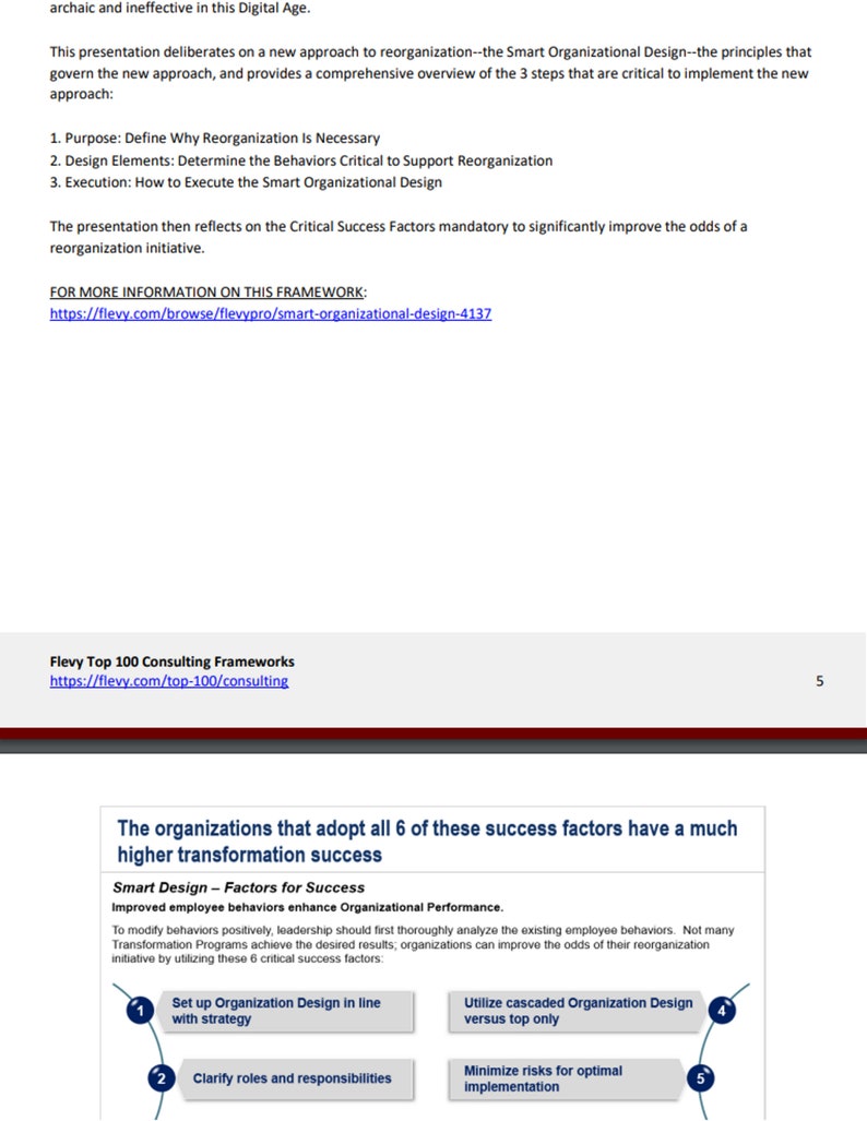 Business Framework: Top 101 Management Consulting Frameworks - Etsy
