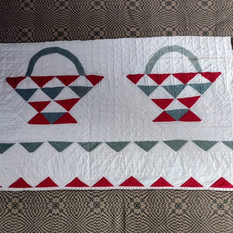 Antique Quilt Baskets - Etsy
