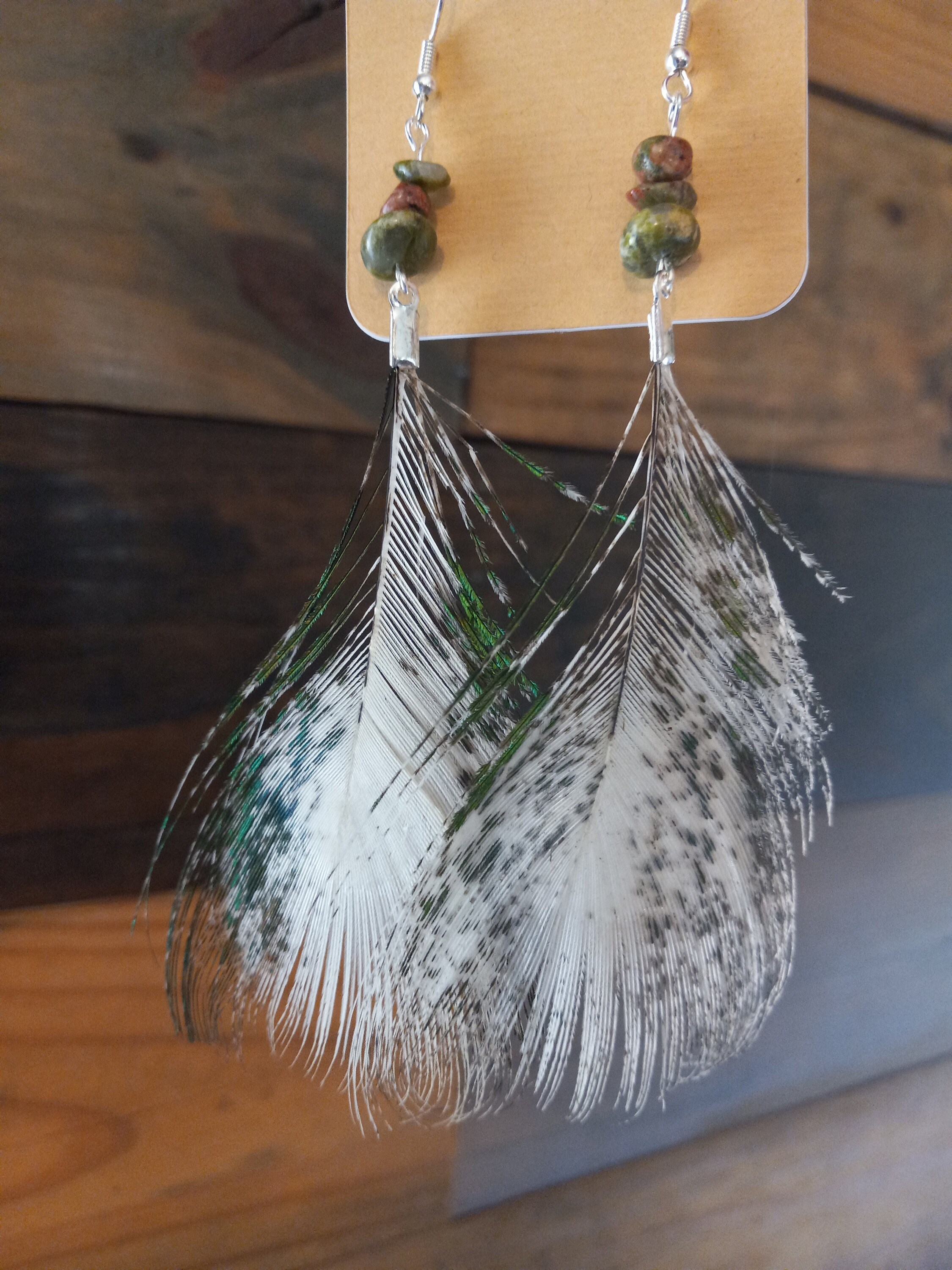Spotted Peacock Feather - Etsy