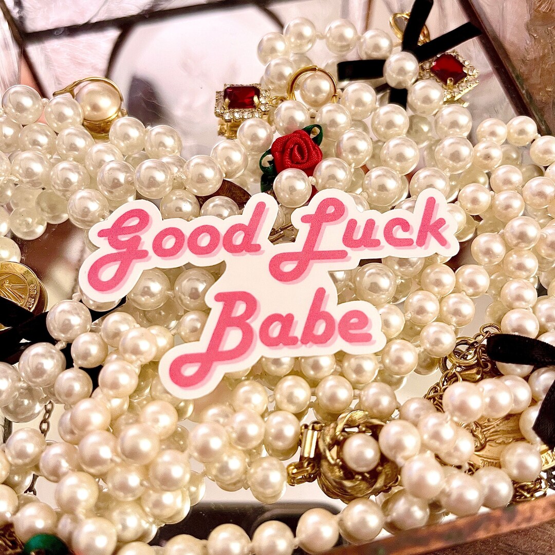Good Luck Babe Sticker Coquette Sticker, Music Sticker, Chappell Roan ...