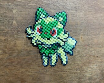 Sprigatito Perler - Etsy