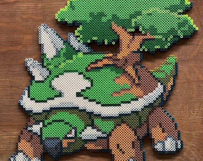 Pokemon Torterra Perler Bead Art - Etsy Canada