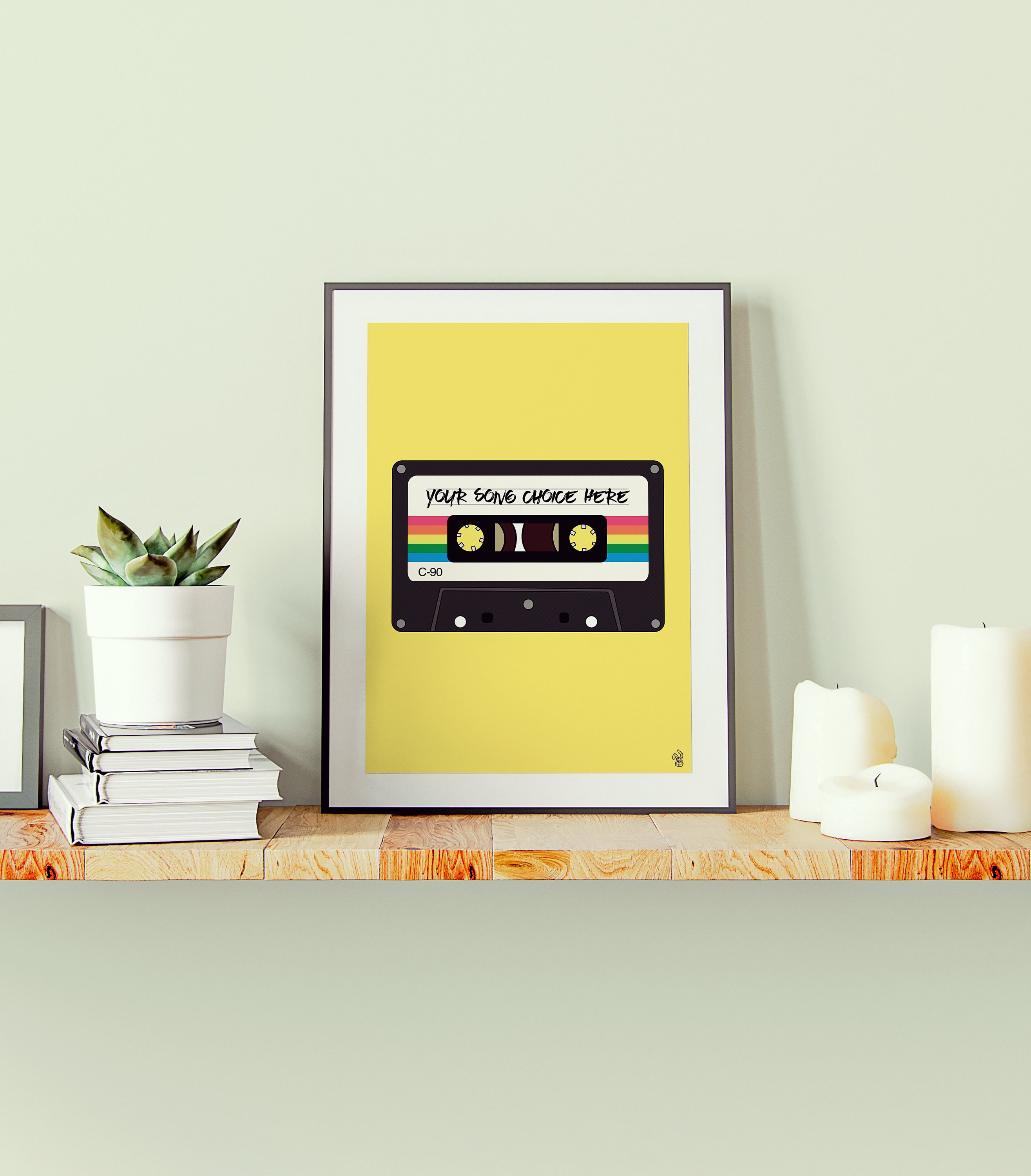 Custom Single Cassette Tape Poster, Custom Music Poster, Album Poster ...