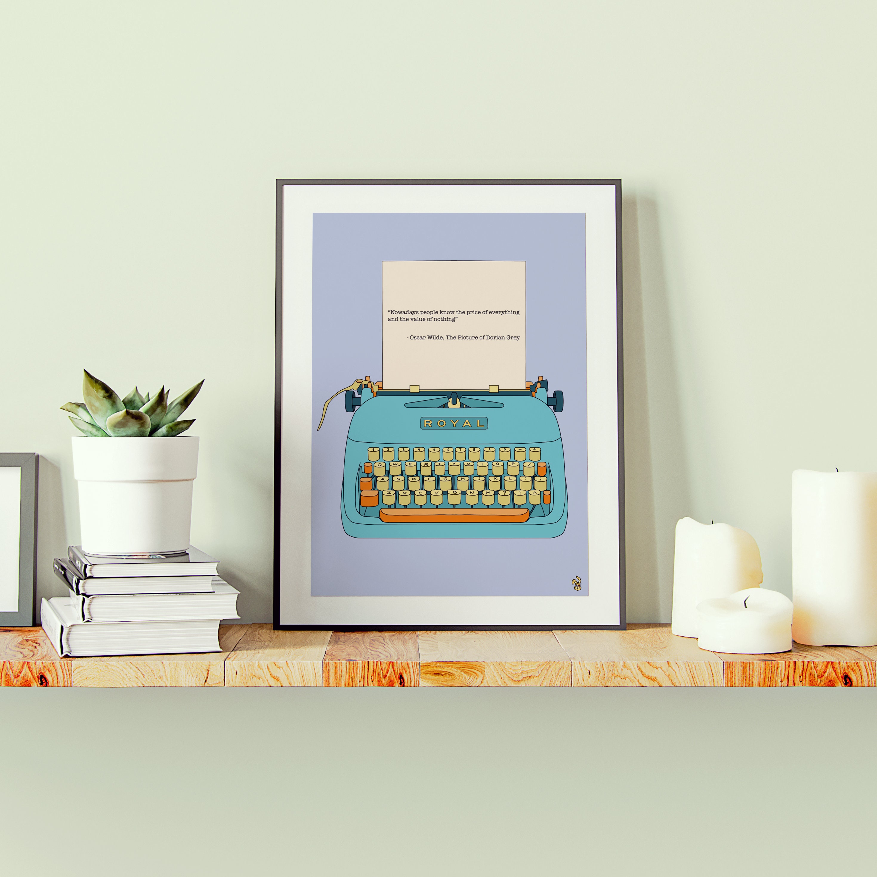 Oscar Wilde Quote Poster, Oscar Wilde Print, the Picture of Dorian Grey ...