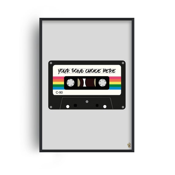 Custom Single Cassette Tape Poster Custom Music Poster Album - Etsy