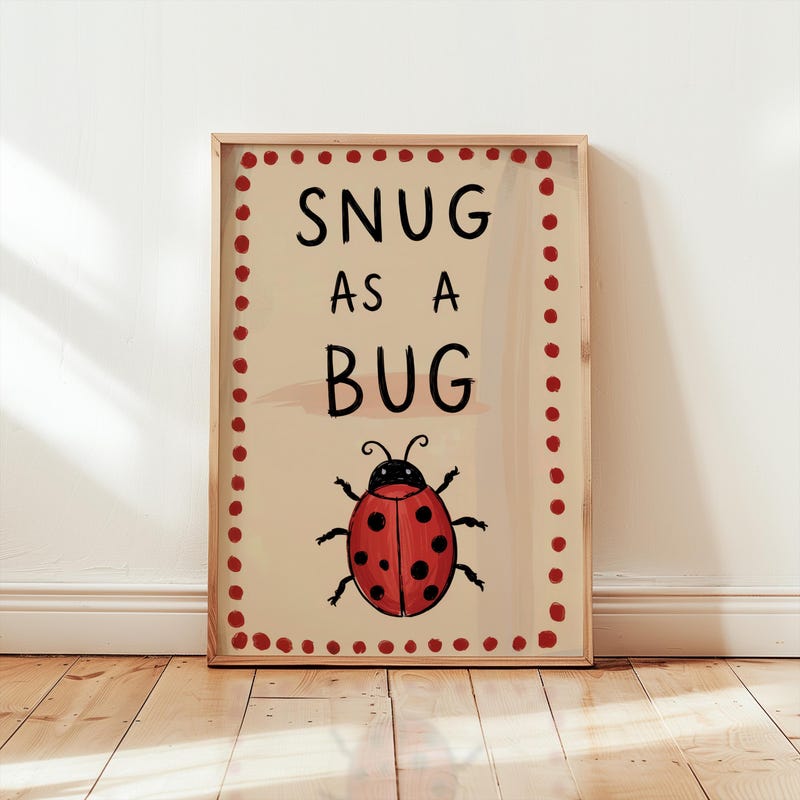 Snug as a Bug Ladybug - Etsy UK