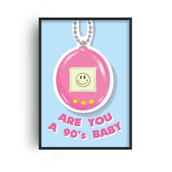 Are You a 90s Baby 9TS Baby 90s Poster 1990s Print 90s - Etsy