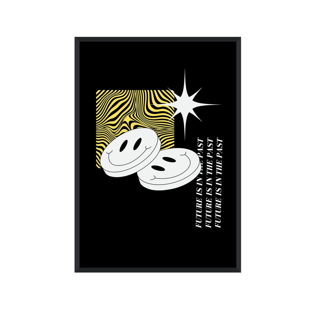 Rave Print, to the Rave Print, House Music Print, Rave Decor, Y2K Decor ...