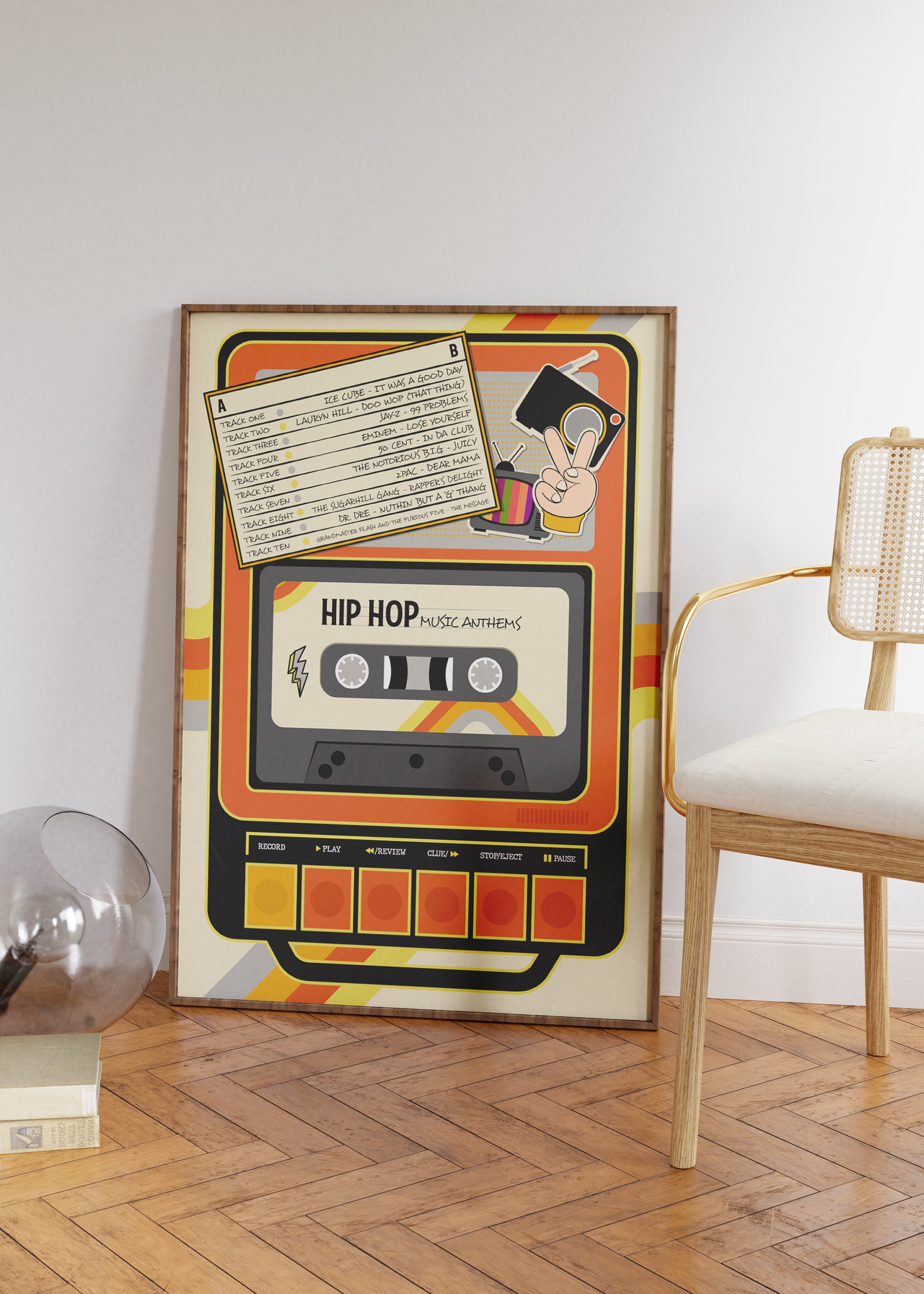 Hip Hop Print, Cassette Poster, Hip Hop Poster, Hip Hop Gifts, Hip Hop ...