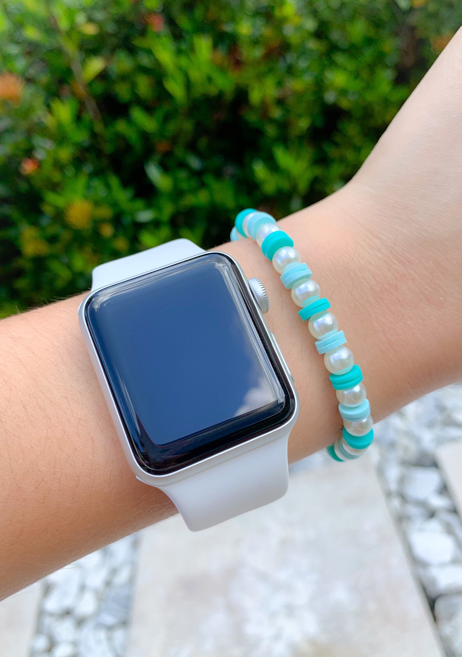 Ocean Stack Preppy Clay Bead Bracelets Trendy Cute Summer Stackable