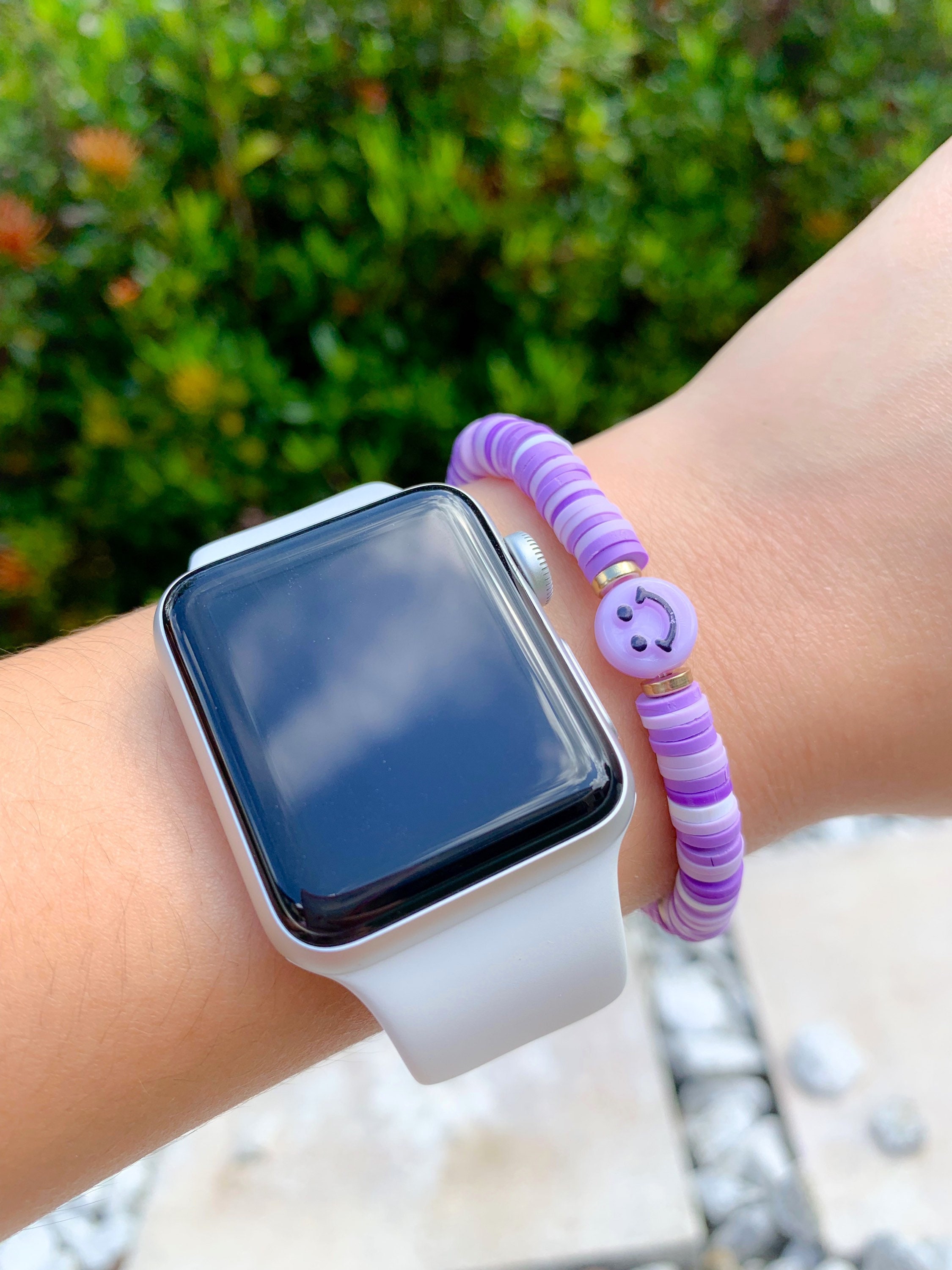 Lavender Stack Preppy Bracelets Trendy Cute Stackable Summer Bracelets ...