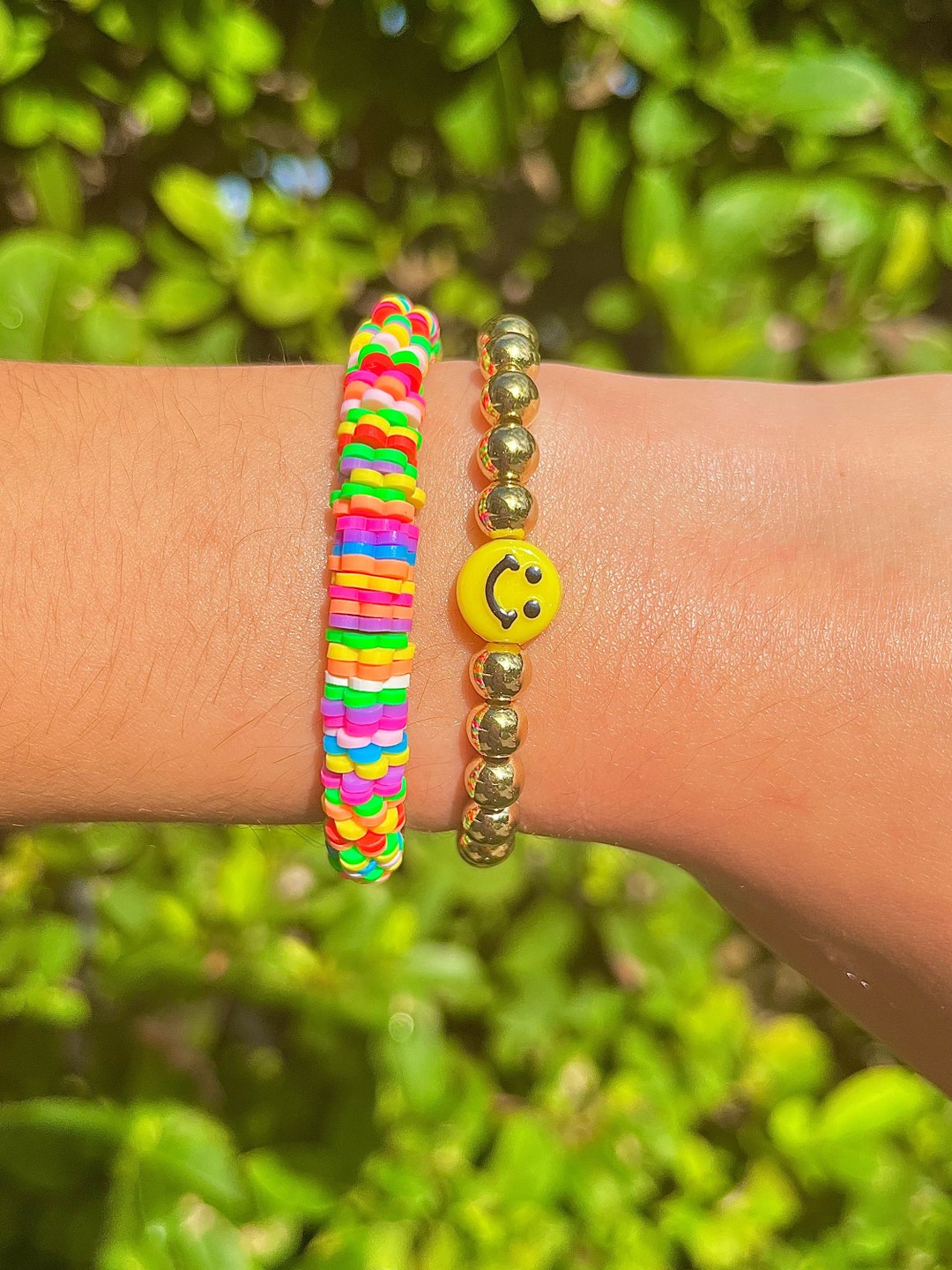 Indie Kid Bracelets | Preppy Bracelets | Clay Bead Bracelets | Y2K Bracelets | Indie Bracelets ...