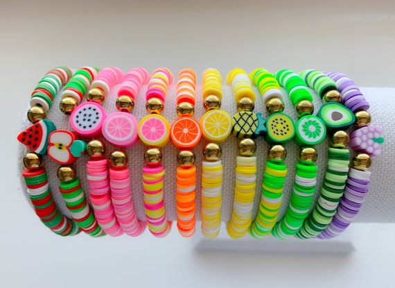 Fruit Bracelets Preppy Bracelets Trendy Summer Fruit - Etsy