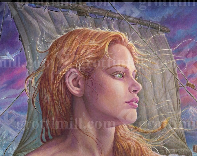 MARGYGR: the Mermaid of Norse Mythology Grotti Mill - Etsy