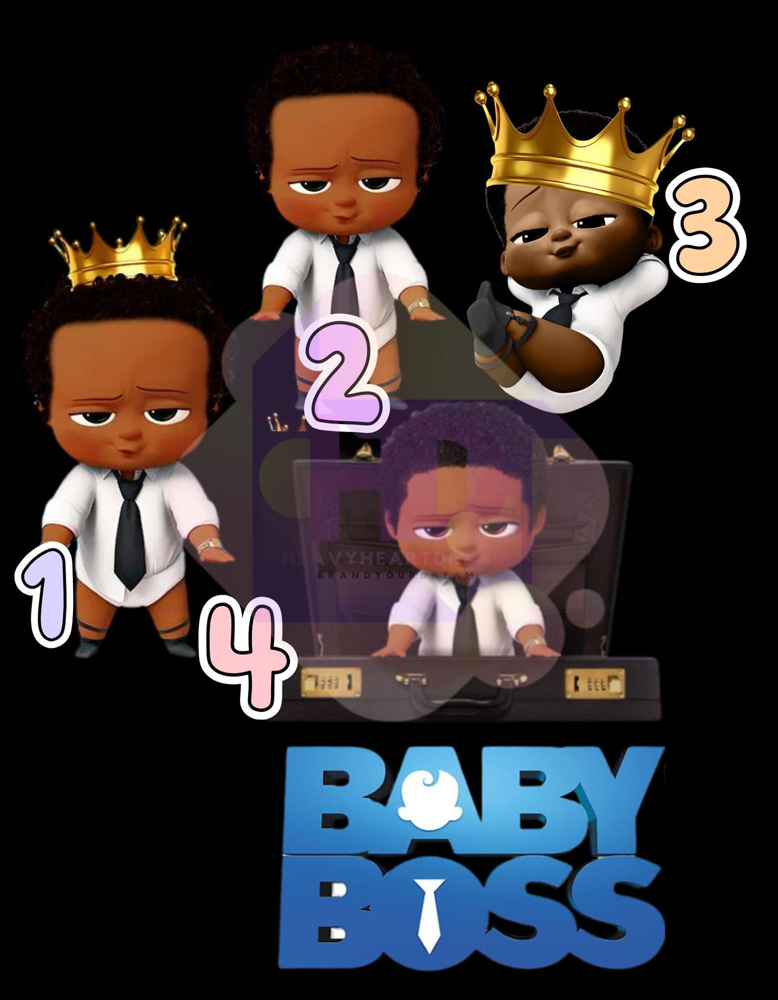 Digital Boss Baby-themed Birthday Party Customizable E-vite & Family ...