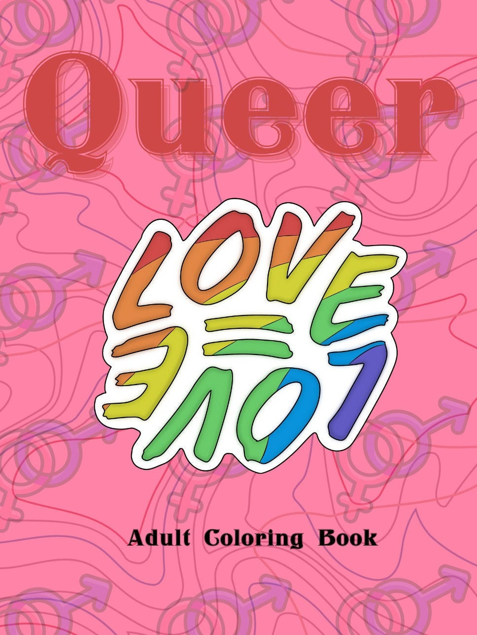 Queer Coloring Book. LGBTQ for Adults - Etsy