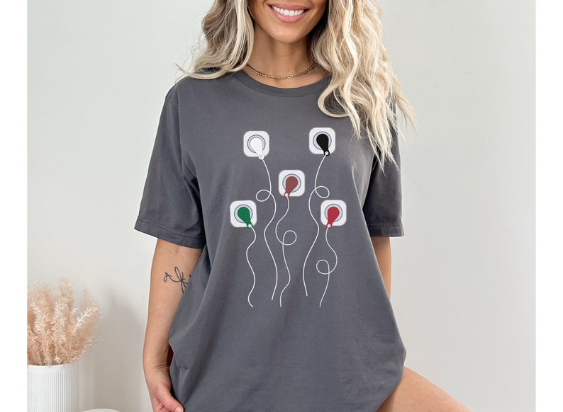 EKG Leads Cheat Sheet Shirt, Telemetry Tech, Nursing Student, ICU Nurse Tshirt, ECG Tshirt ...