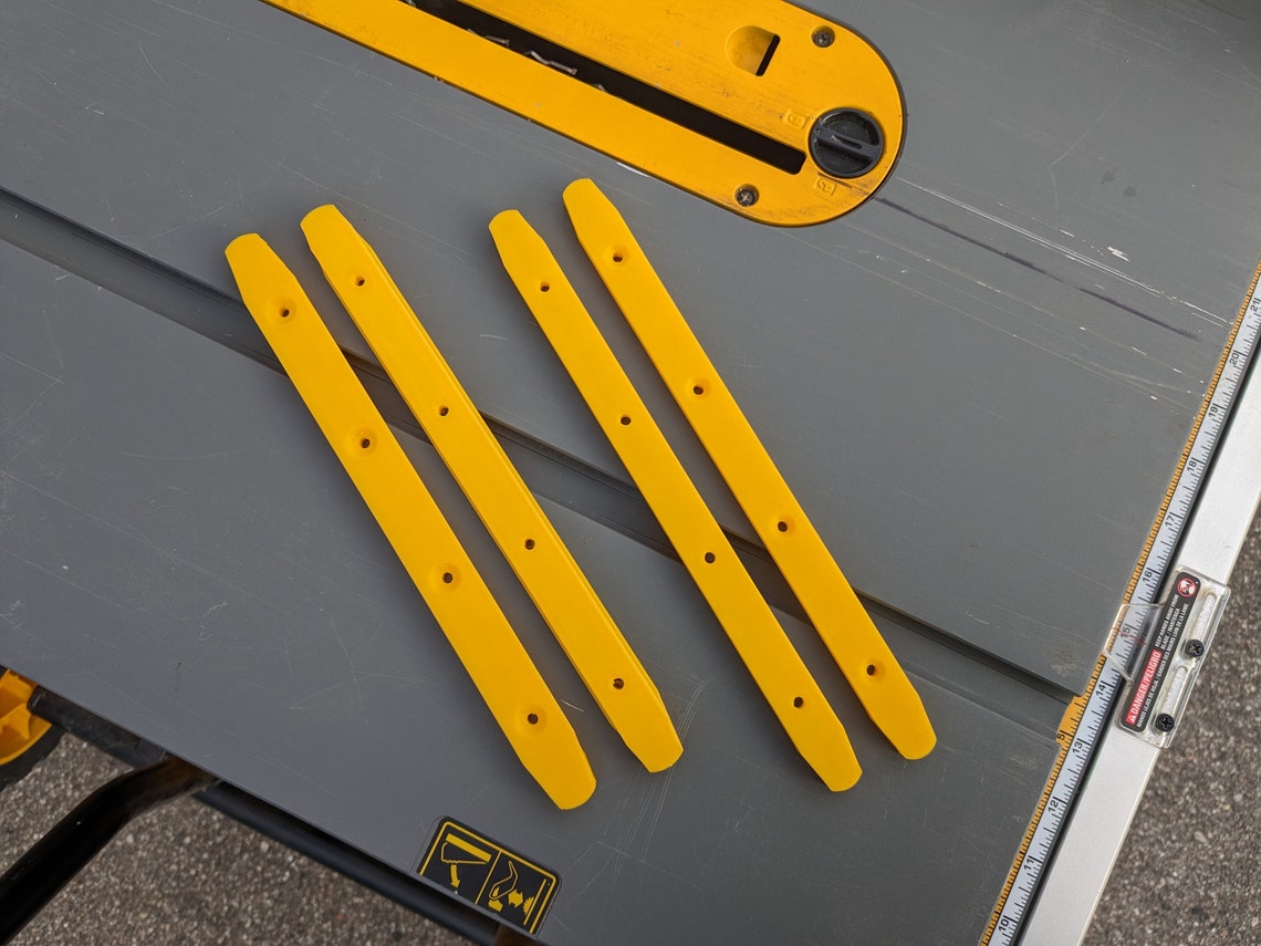 Dewalt Table Saw Miter Bars – (2) Standard and (2) T-slot – 10.5 ...