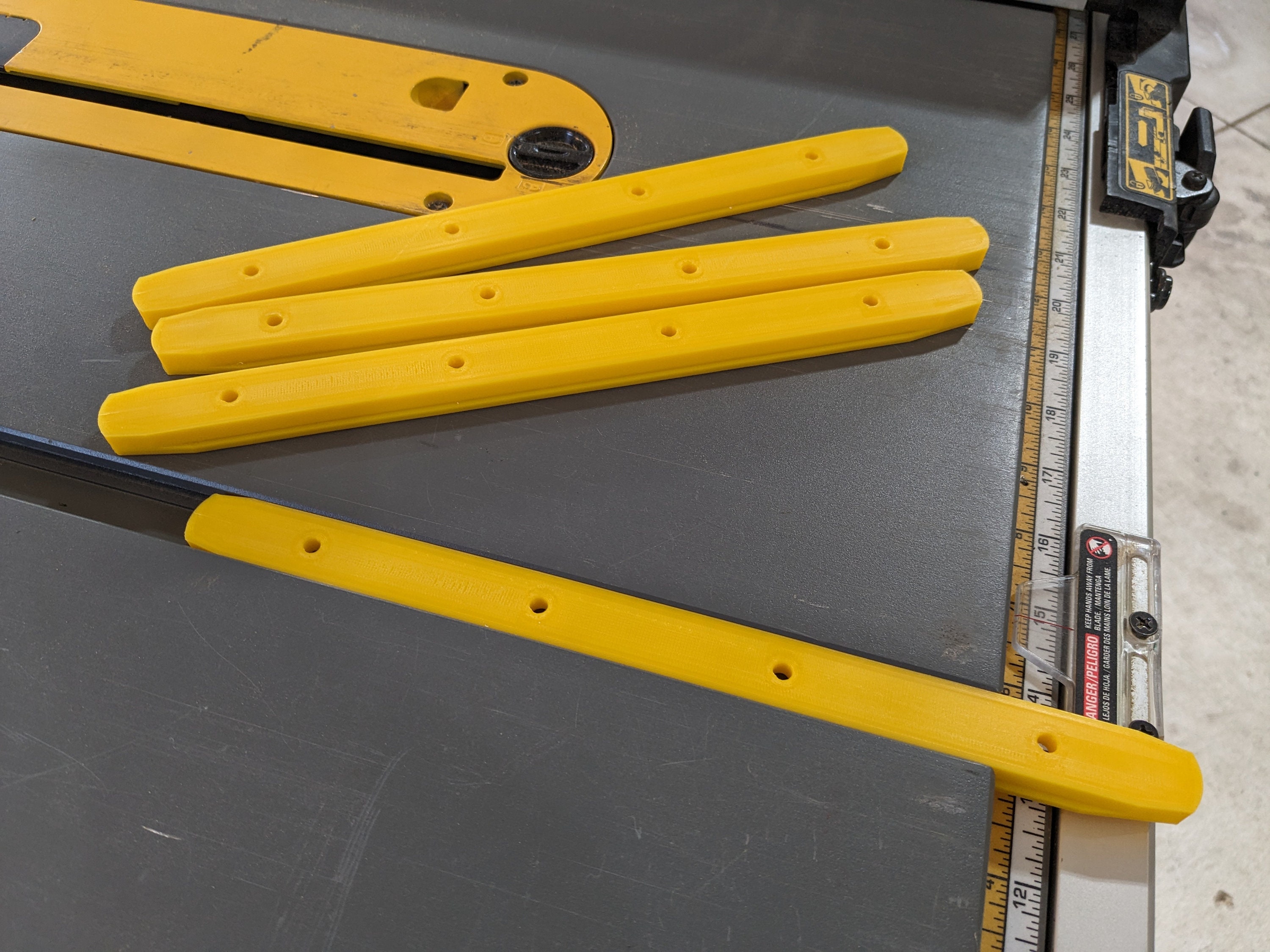 Dewalt Table Saw Miter Bars set of Four T-slot Bars 10.5 DWE7492 ...