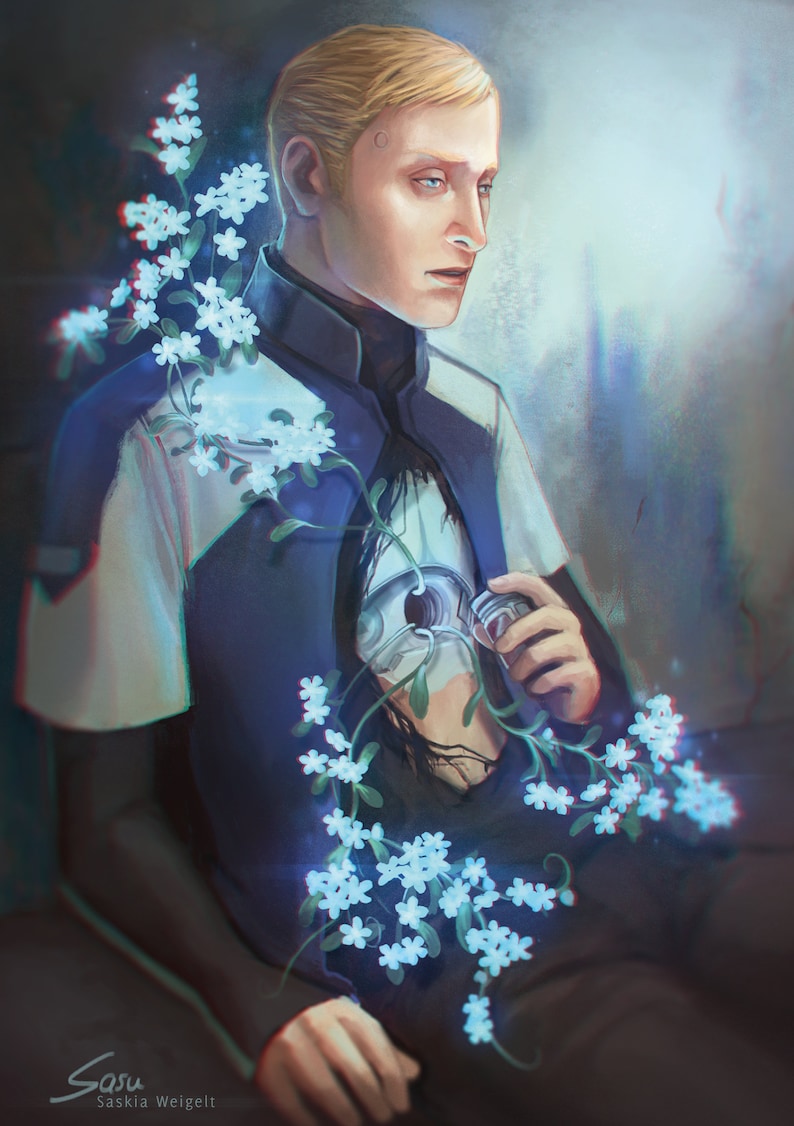 Detroit Become Human DBH Simon Connor Print - Etsy