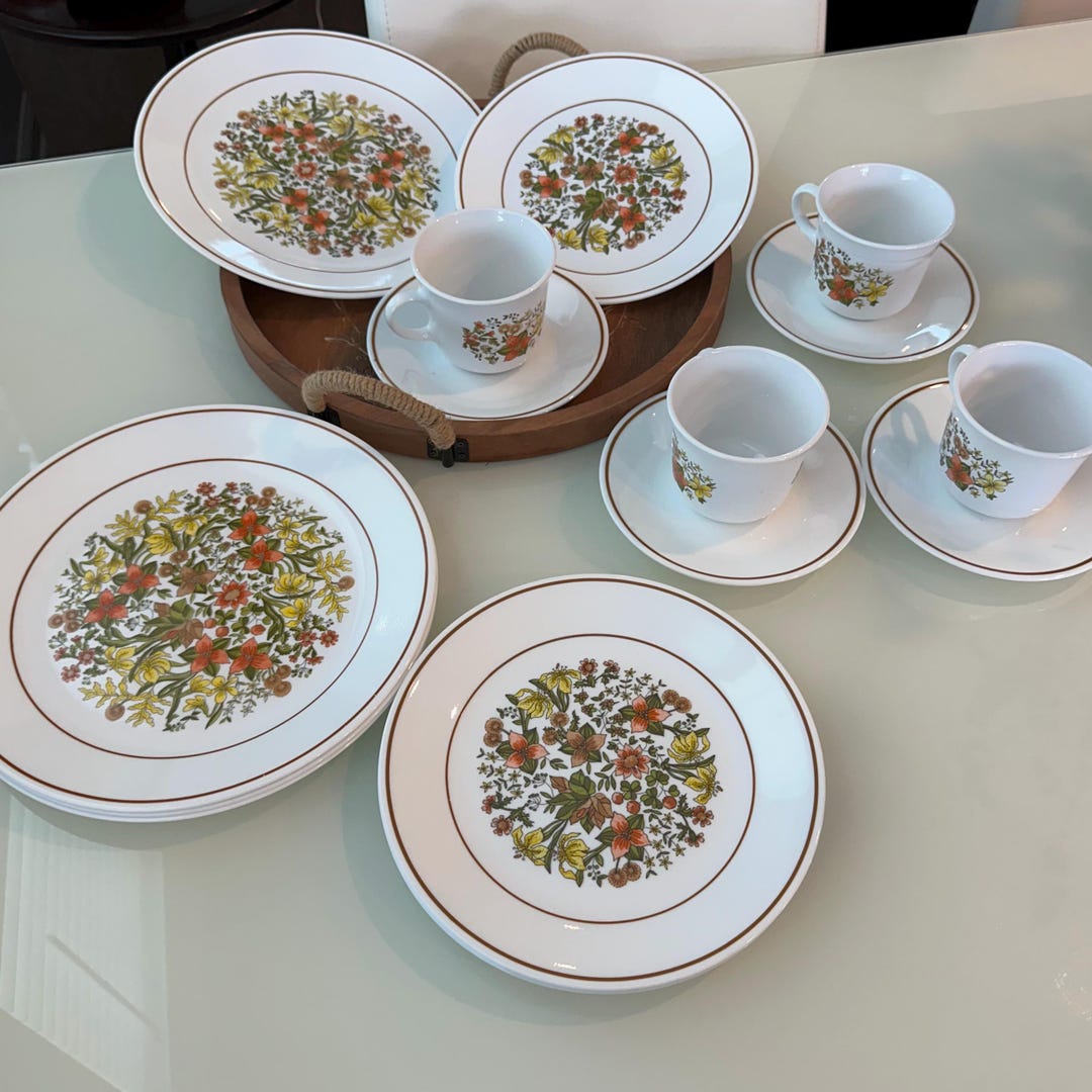 Vintage Corelle Indian Summer Set of 16 Pieces - Etsy