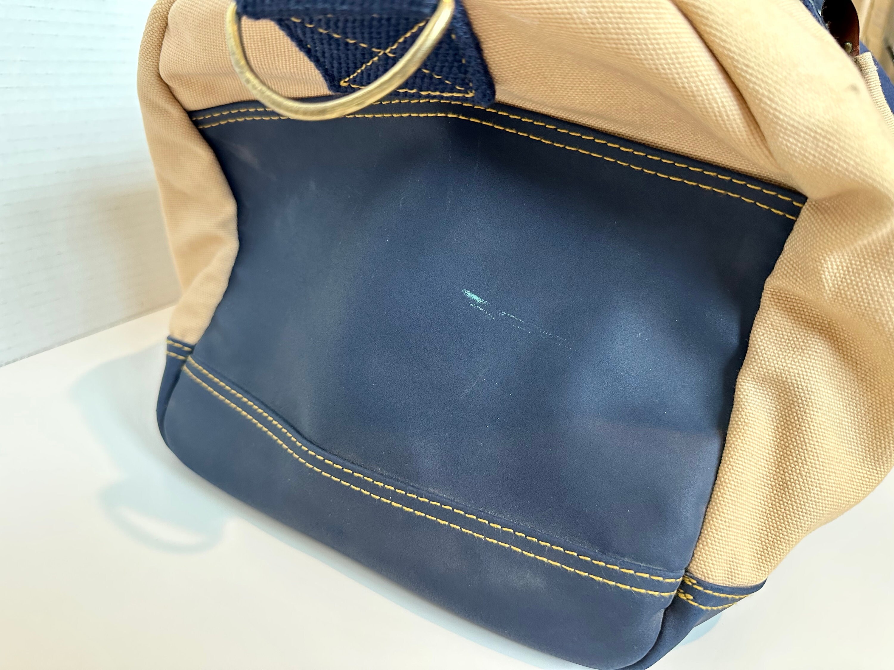 Vintage G.H. Bass Duffel Bag - Etsy