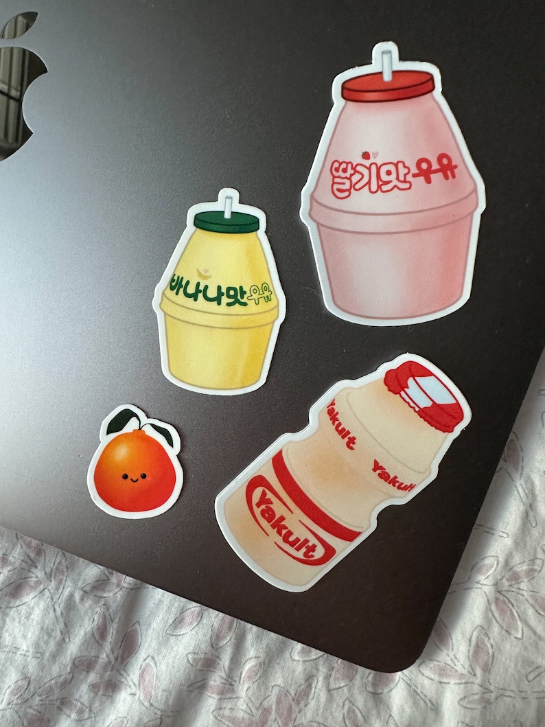 Korean Yakult Yogurt Drink Laptop Sticker Decal - Etsy