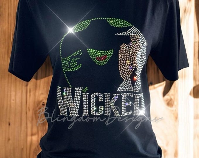 Wicked Broadway Musical Bling Luxury Rhinestone Shirt Custom Made ...