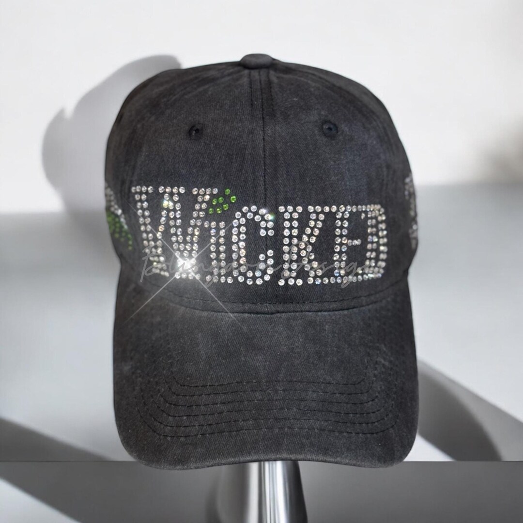 Wicked Bling Broadway Bedazzled Hat, Vintage Style Baseball ...