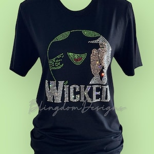 Wicked Broadway Musical Bling Luxury Rhinestone Shirt Custom Made ...