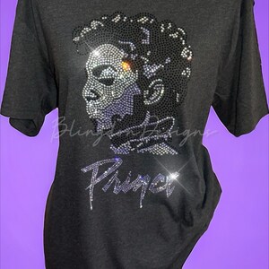 Prince Inspired Bling Luxury Rhinestone Shirt Custom Made Bedazzled ...