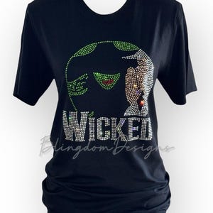 Wicked Broadway Musical Bling Luxury Rhinestone Shirt Custom Made ...