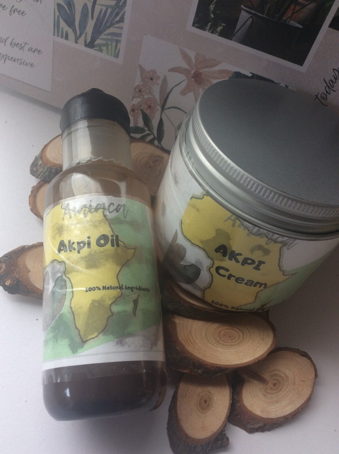 Akpi Seed Oil & Akpi Seed Cream Butt Breast Care Kit 100% - Etsy