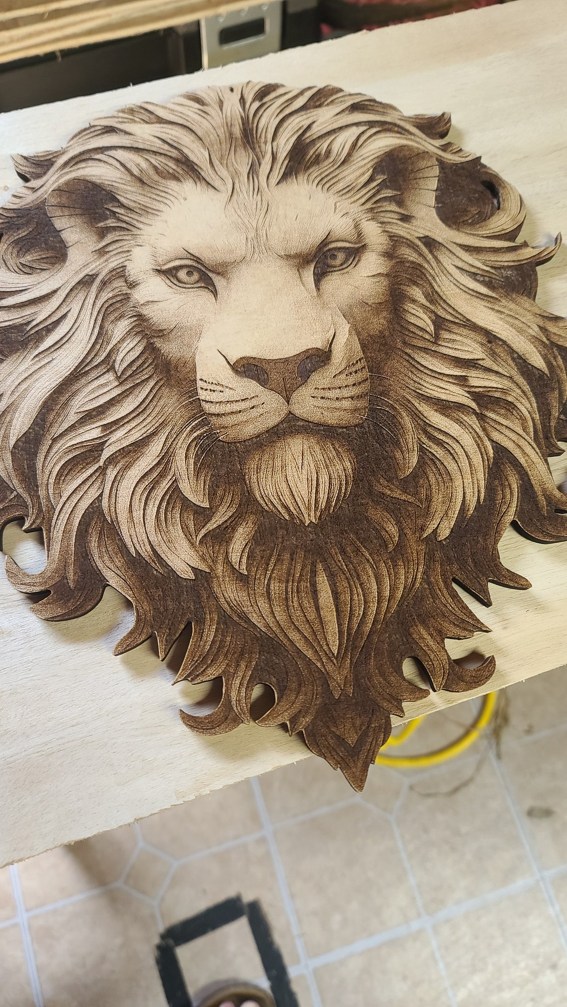 3d Illusion Lions Head for Laser Please Read Description Laser Ready - Etsy