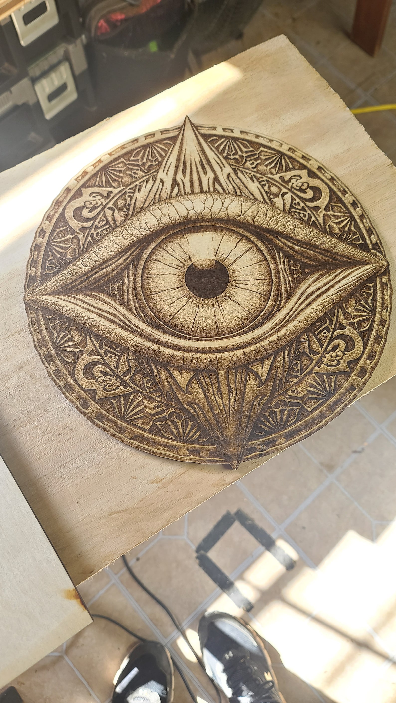 3d Illusion All Knowing Eye for Laser Please Read Description Laser ...
