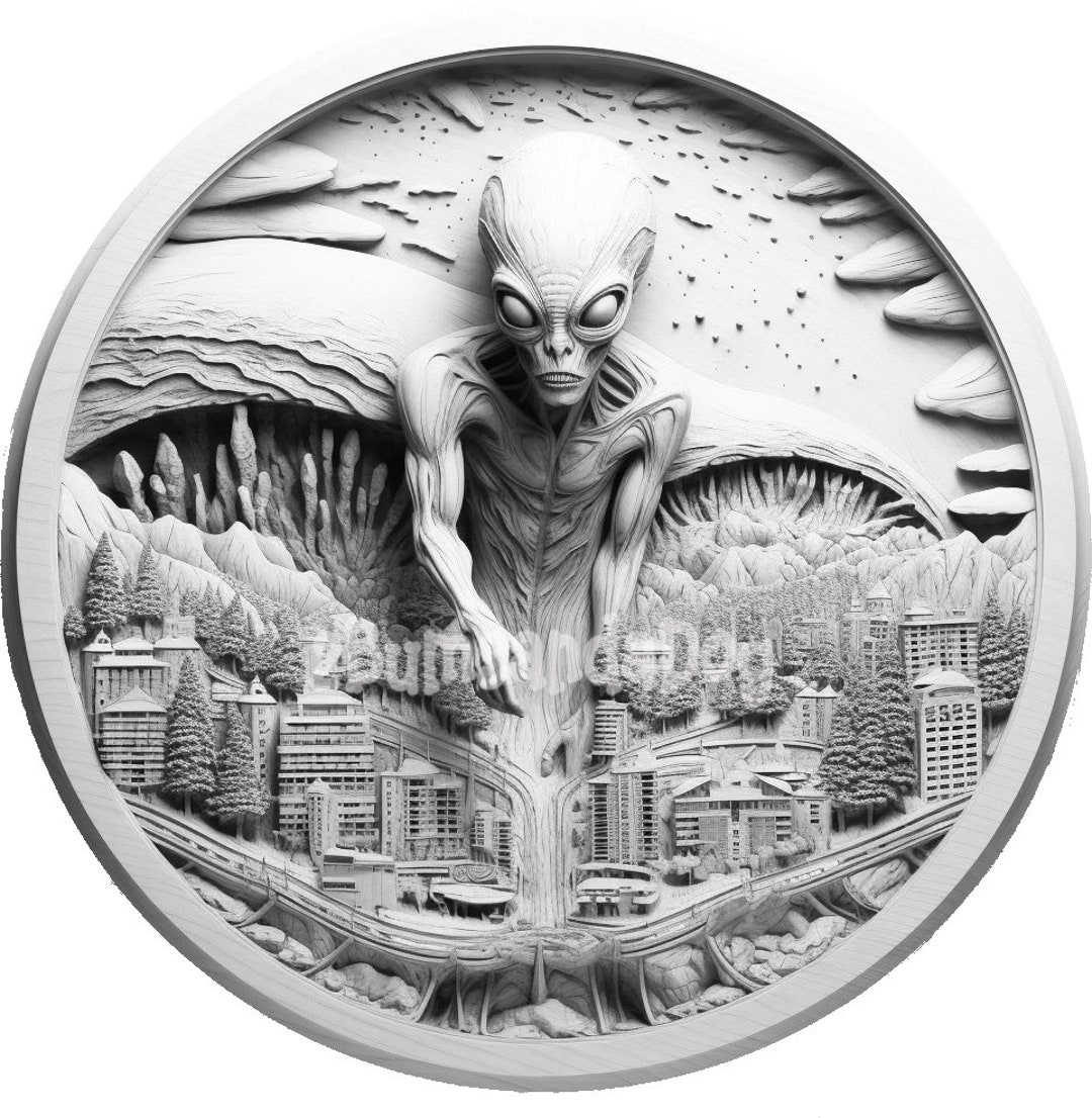 3d Illusion Alien Destruction for Laser Please Read Description Laser ...