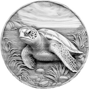 3d Illusion Sea Turtle for Laser Please Read Description Laser Ready - Etsy