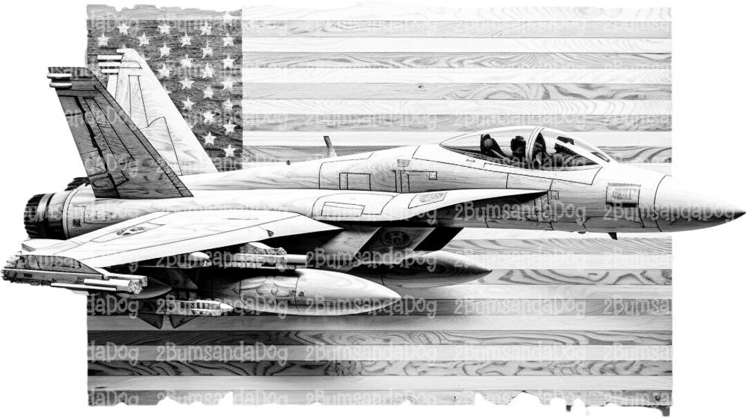 3d Illusion Fighter Jet With American Flag in Background for Laser ...