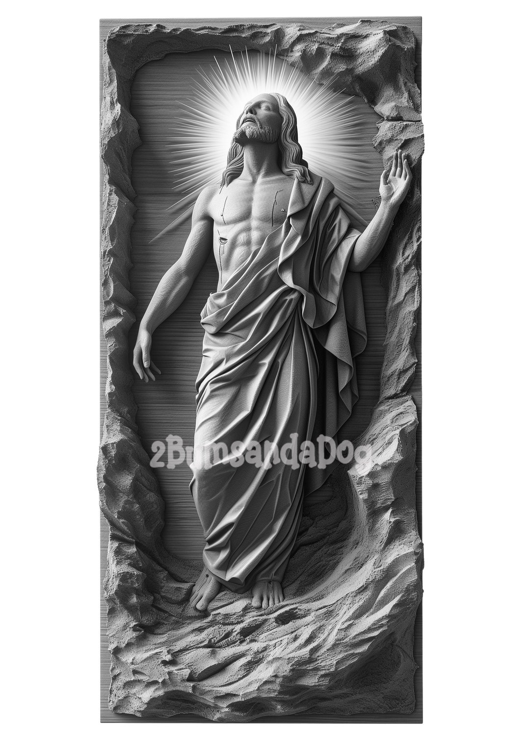 3d Illusion Jesus Resurrection for Laser Please Read Description Laser ...